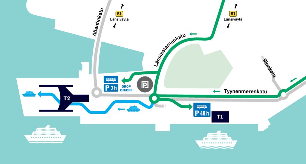 Parking and Routes Maps | Port of Helsinki