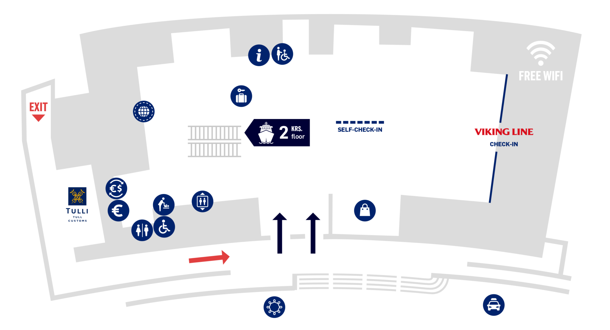Service Map - Katajanokka Terminal | Port of Helsinki
